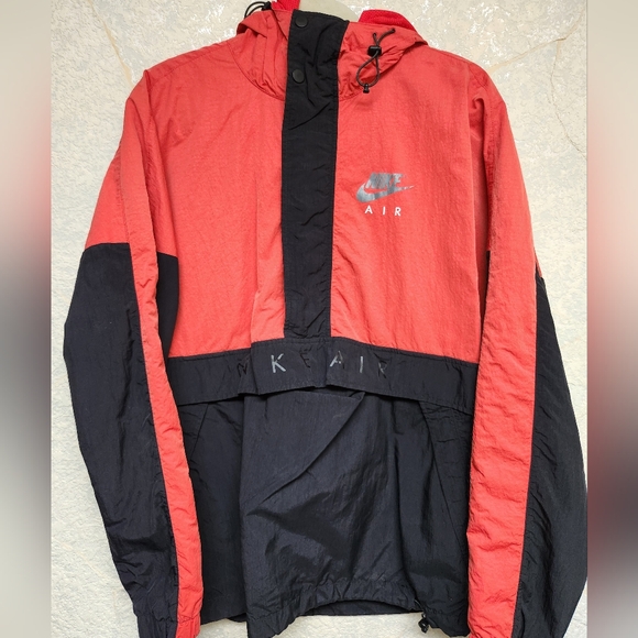 Nike | Jackets & Coats | Nike Red Mesh Jacket | Poshmark
